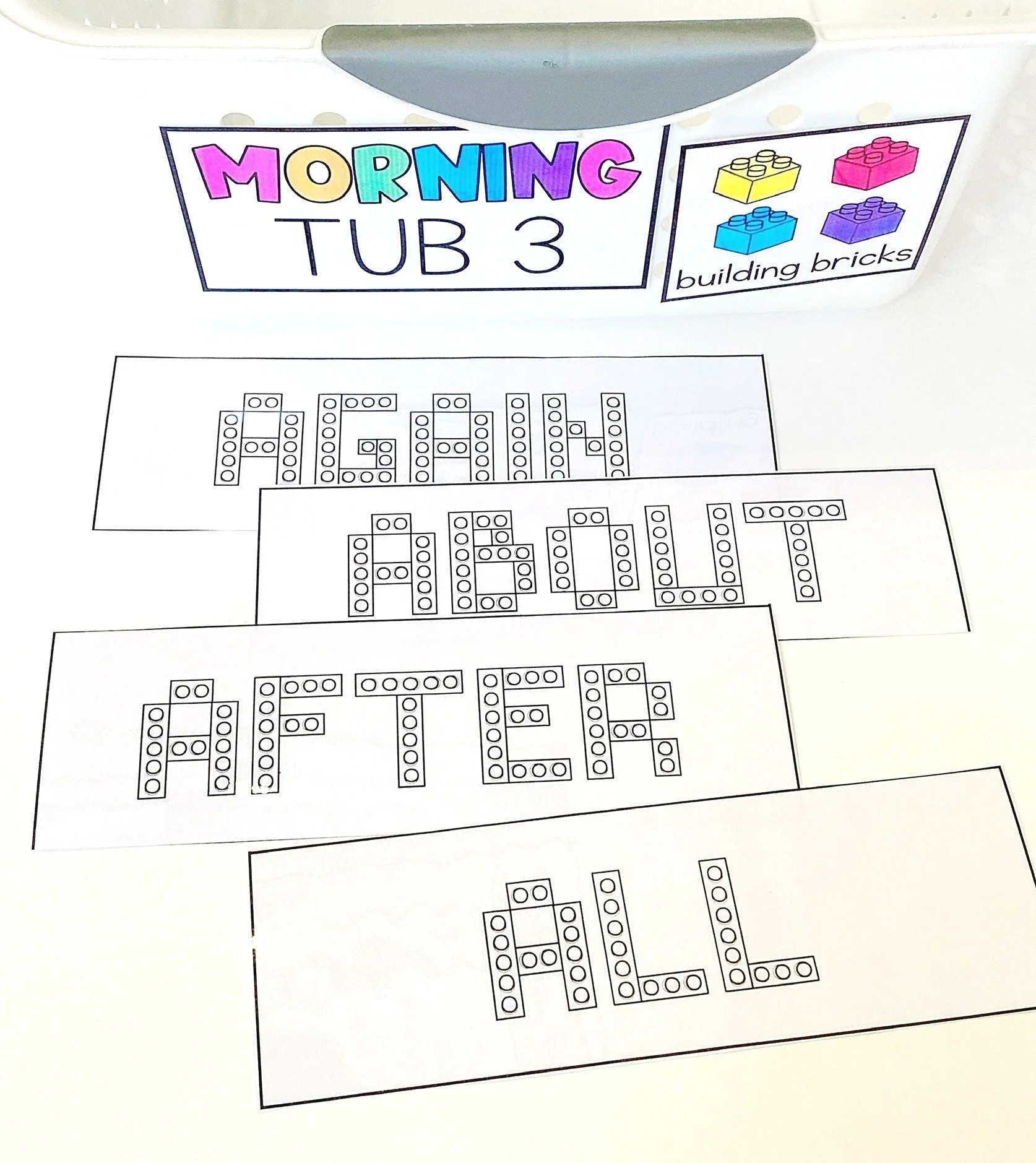 Tips for Getting Started with Morning Tubs — Creatively Teaching First