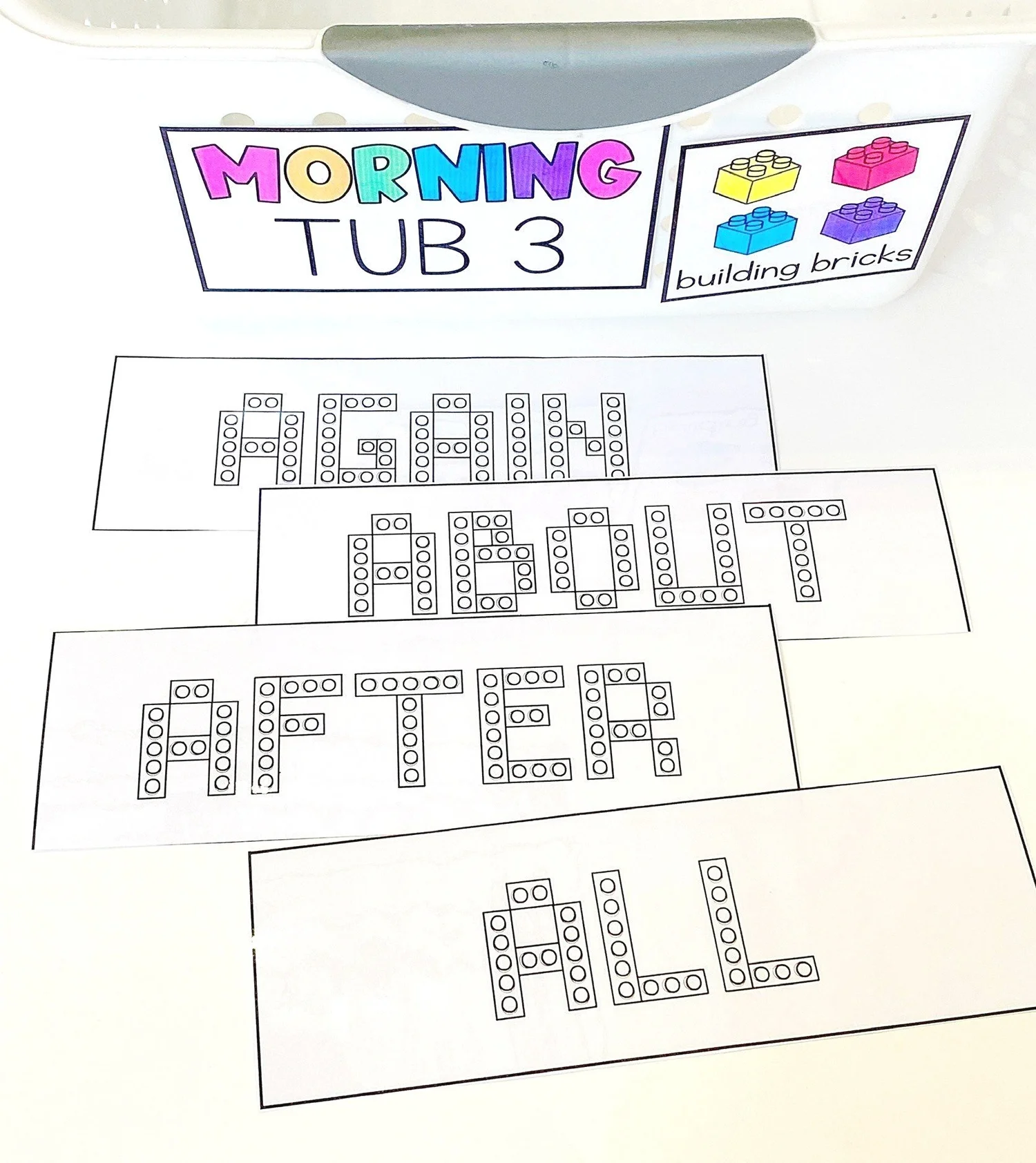 Tips for Getting Started with Morning Tubs — Creatively Teaching First