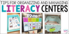 5 Tips for Organizing Literacy Centers to Maximize Student Learning ...
