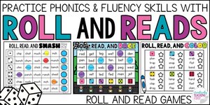 Practice Phonics and Fluency Skills with a Roll and Read Game ...