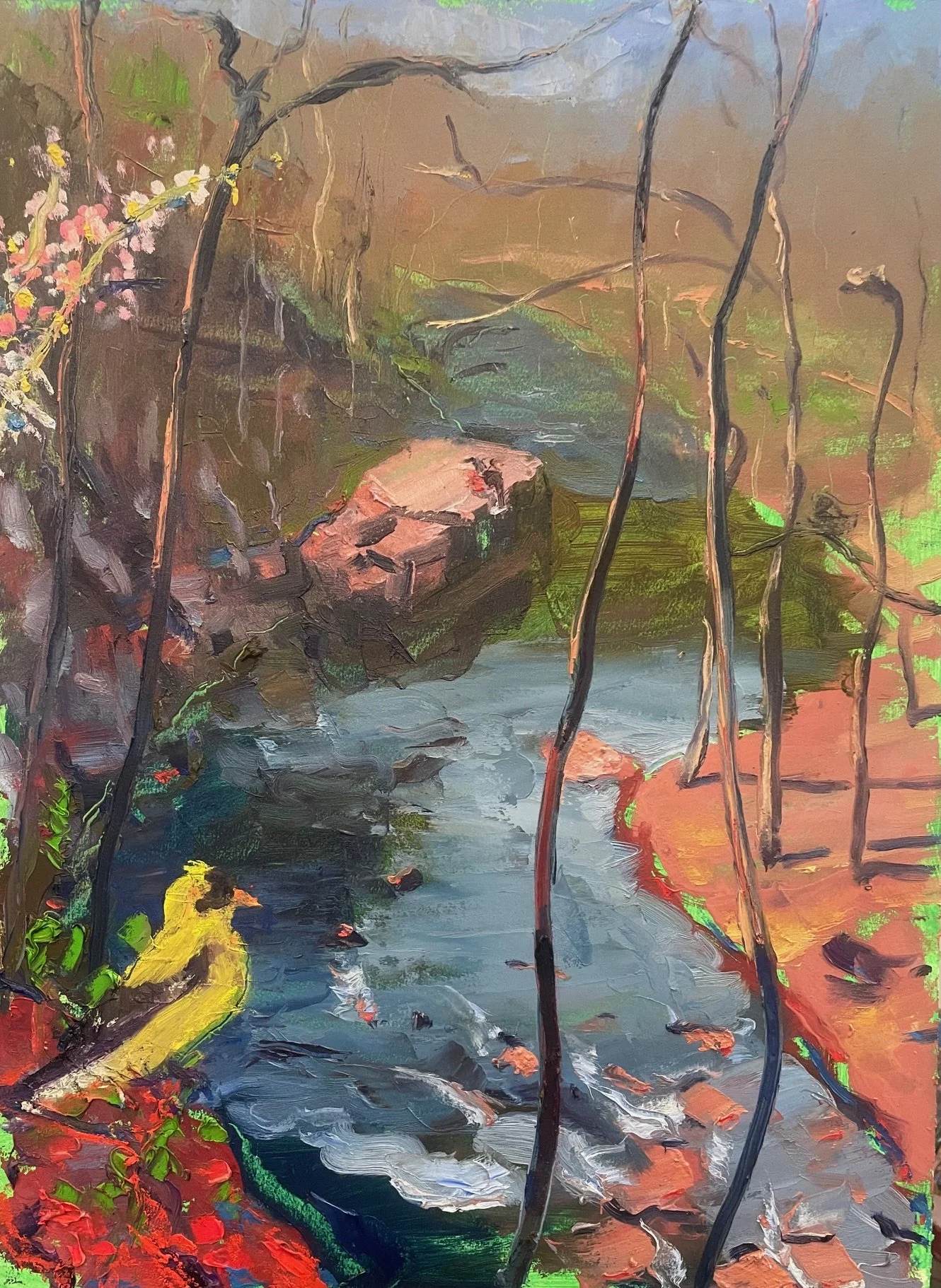 Aaron Lubrick, Goldfinch at Big Rock Park — PYRO Gallery