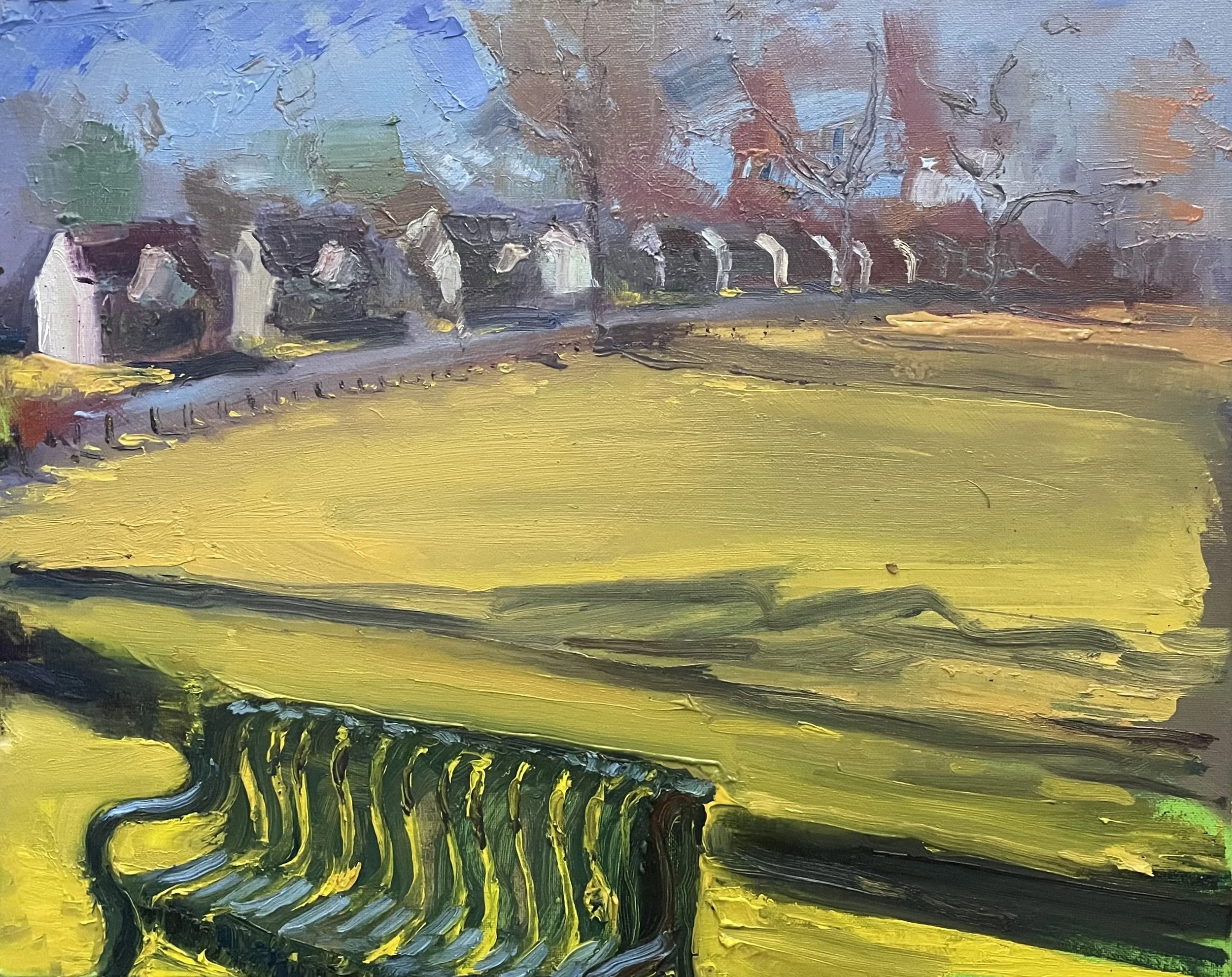 Aaron Lubrick, Bench at Park (George Rogers Clark Park) — PYRO Gallery