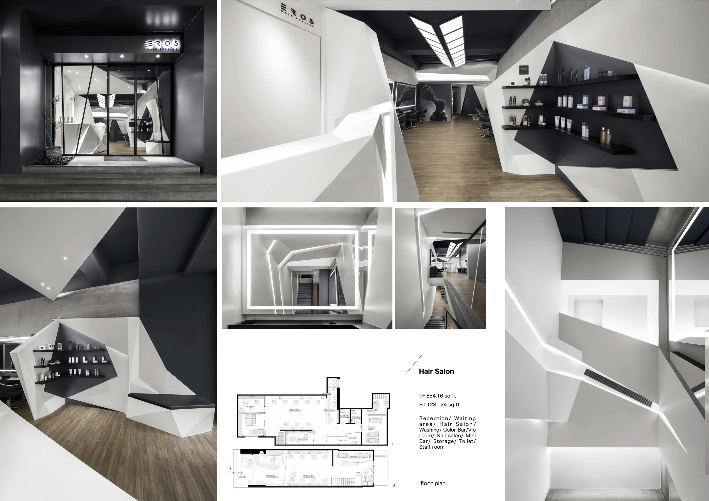 Taipei EROS Hair Salon by Materiality Design — Sky Design Awards