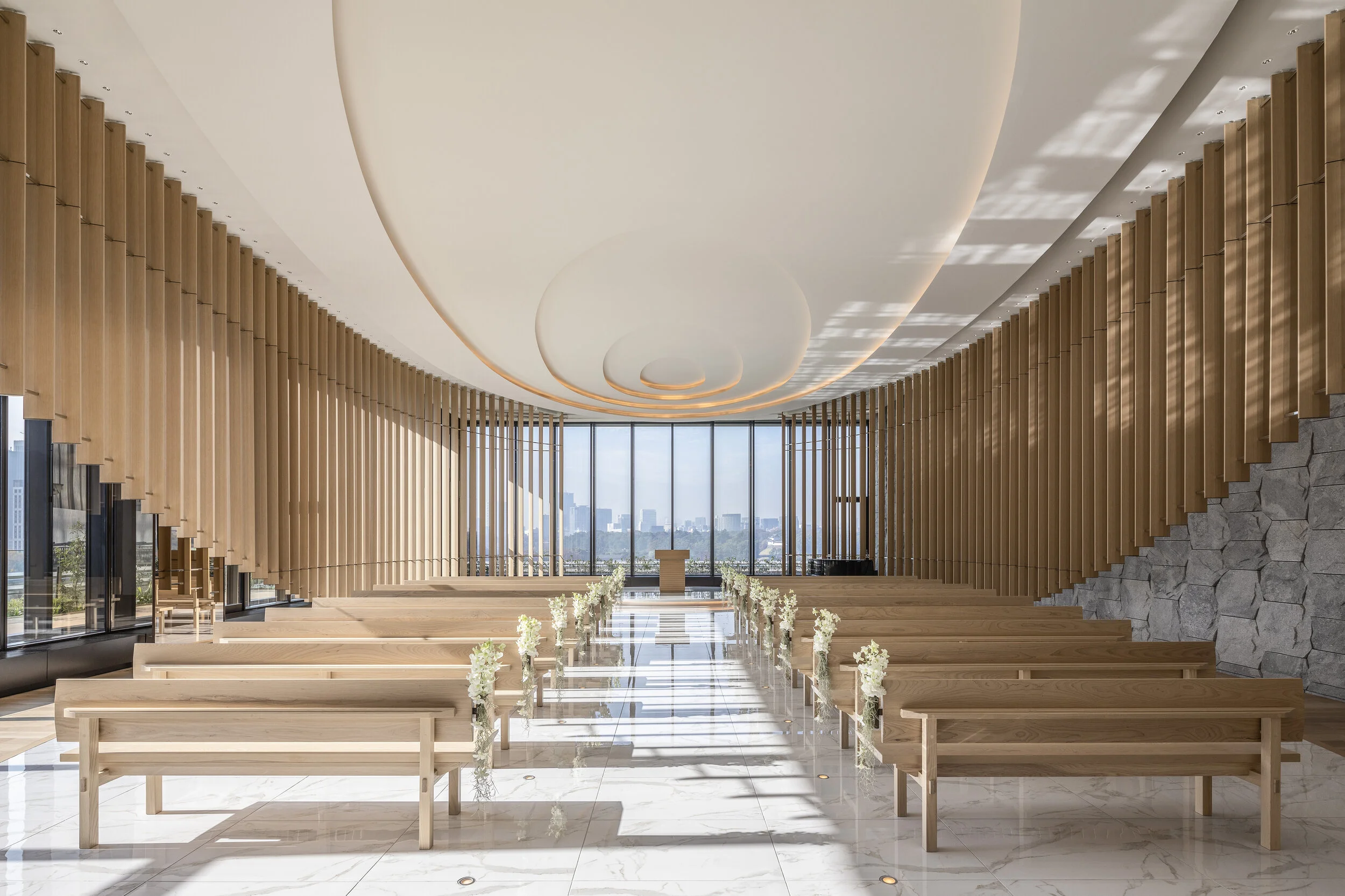 The Chapel of Tokyo Kaikan by NIKKEN SPACE DESIGN LTD — Sky Design Awards