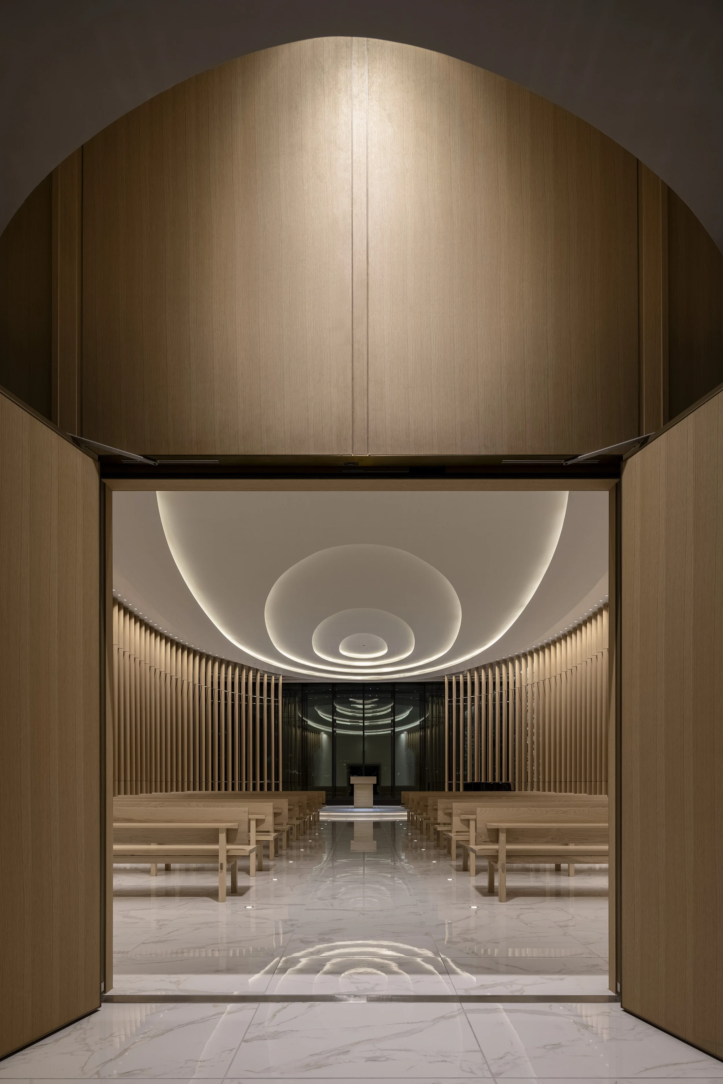 The Chapel of Tokyo Kaikan by NIKKEN SPACE DESIGN LTD — Sky Design Awards