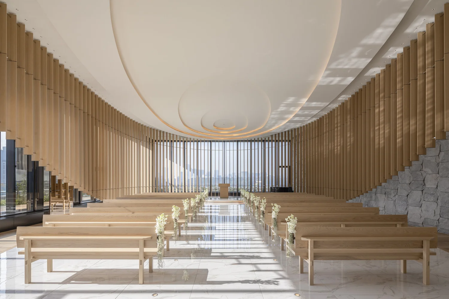 The Chapel of Tokyo Kaikan by NIKKEN SPACE DESIGN LTD — Sky Design Awards