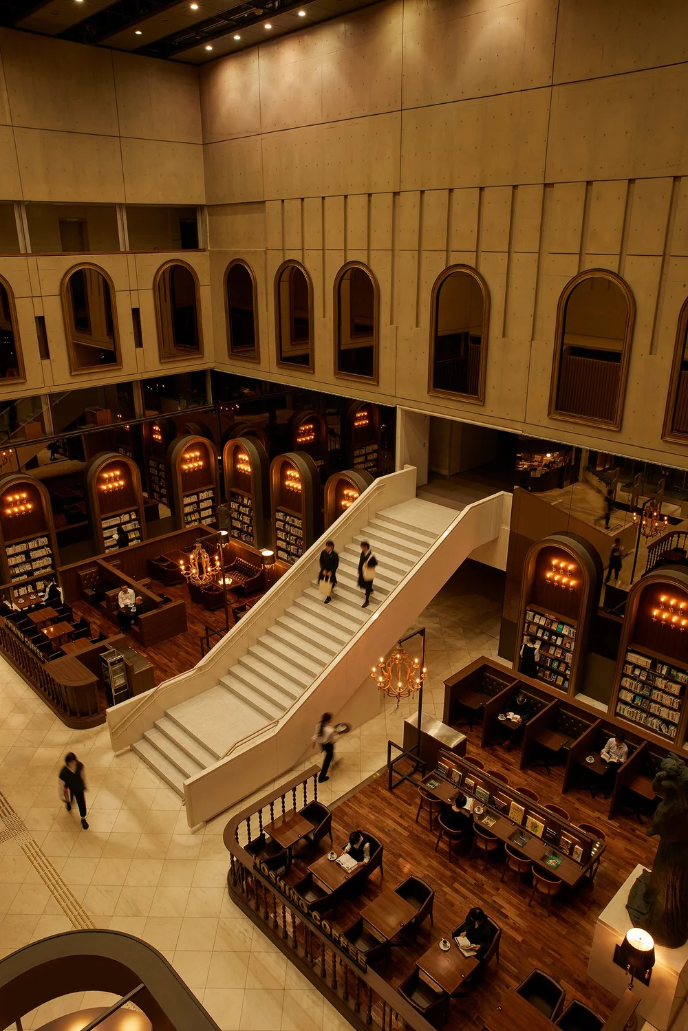 HOSHINO COFFEE in Ibaraki Prefectural Library by Ambos — Sky Design Awards