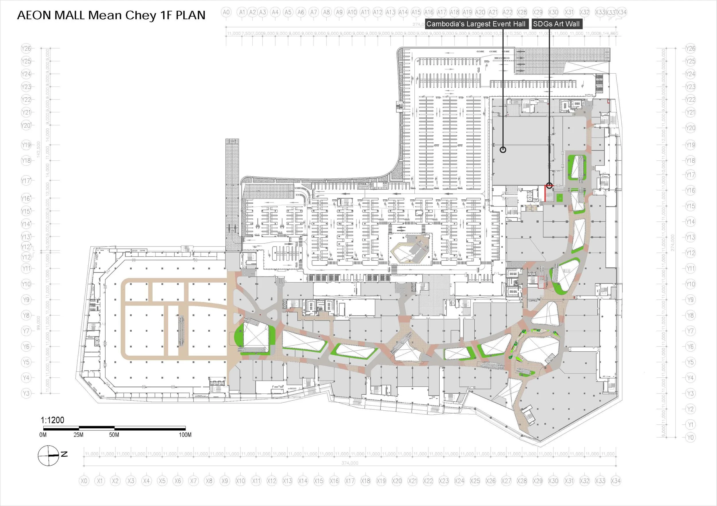 AEON MALL Mean Chey designed by SEMBA Corporation (Japan) — Sky Design ...