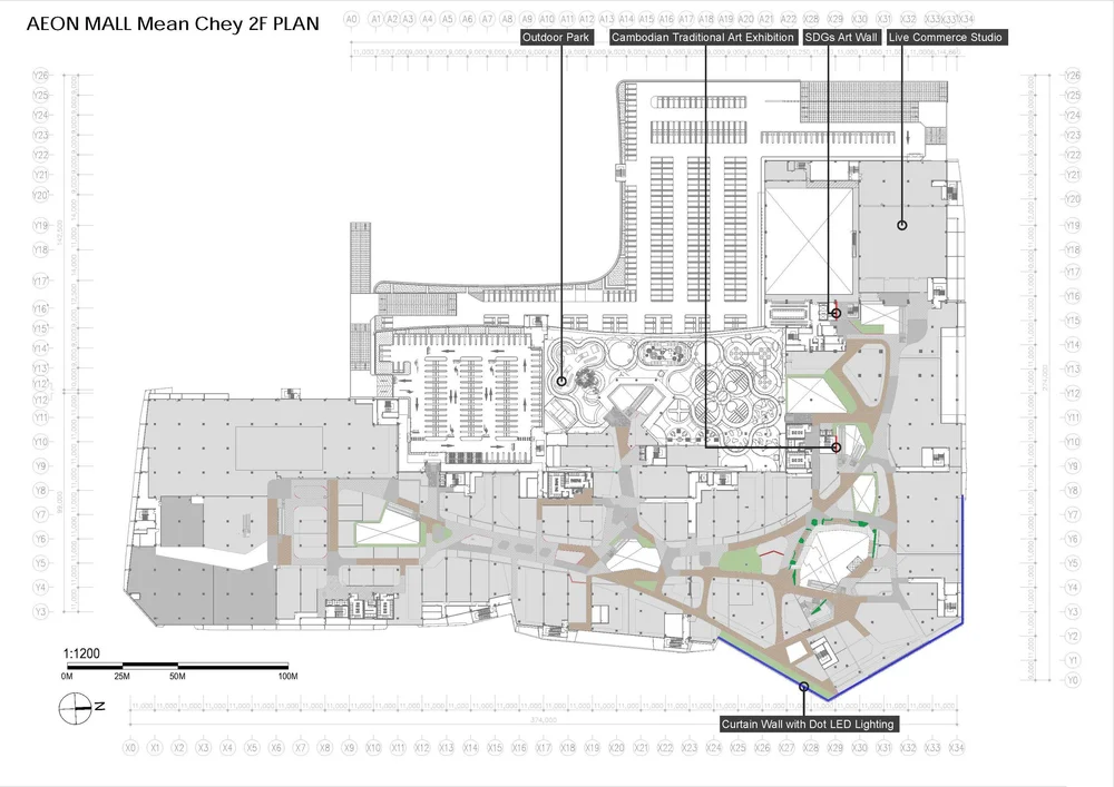 AEON MALL Mean Chey designed by SEMBA Corporation (Japan) — Sky Design ...