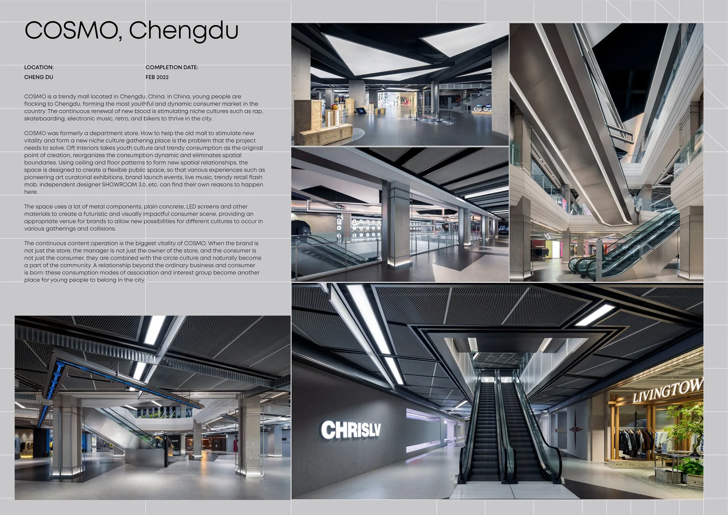 COSMO, Chengdu designed by Oft Interiors Ltd. — Sky Design Awards