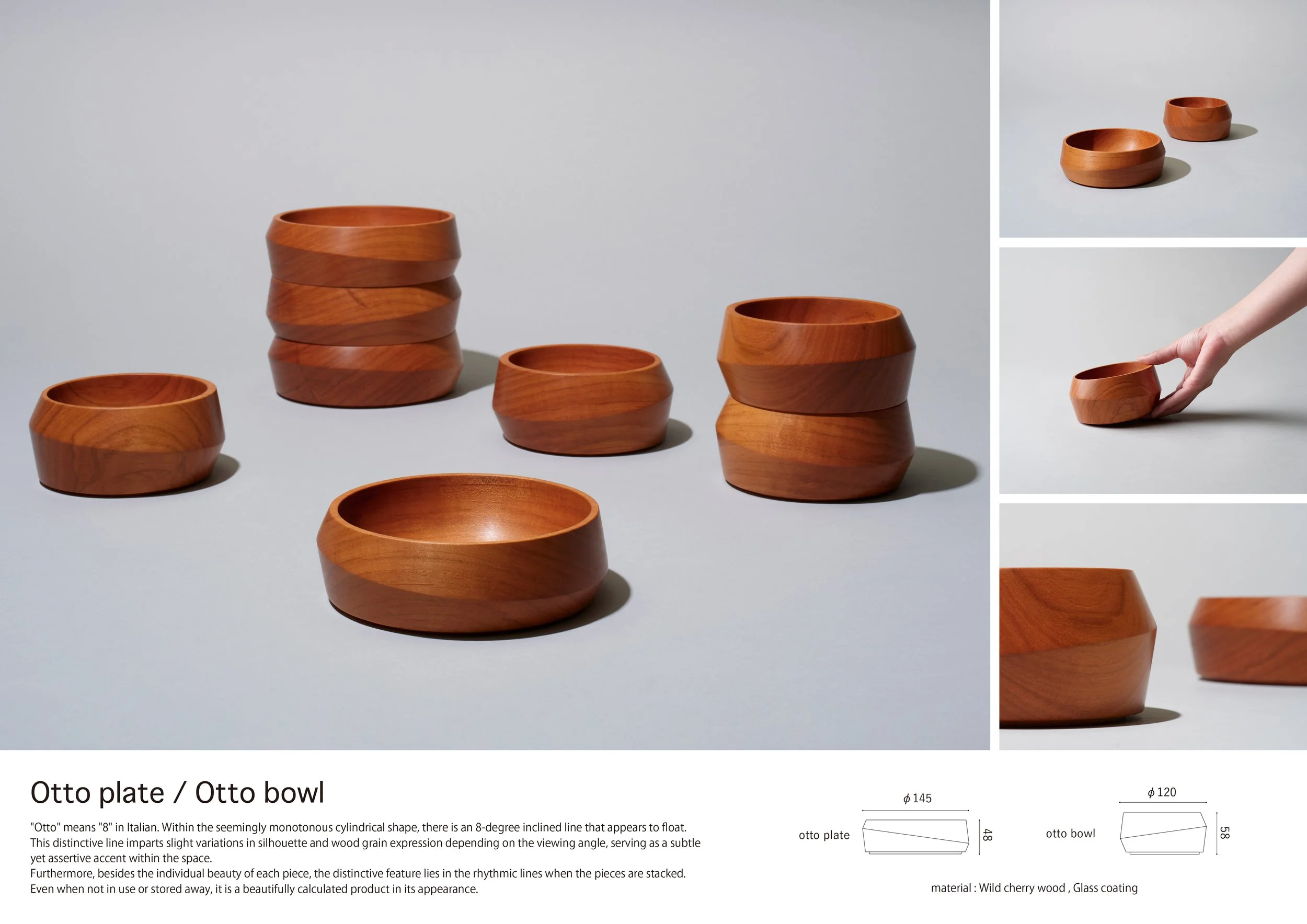 Otto plate / Otto bowl designed by Takasu Gaku Design and Associates ...