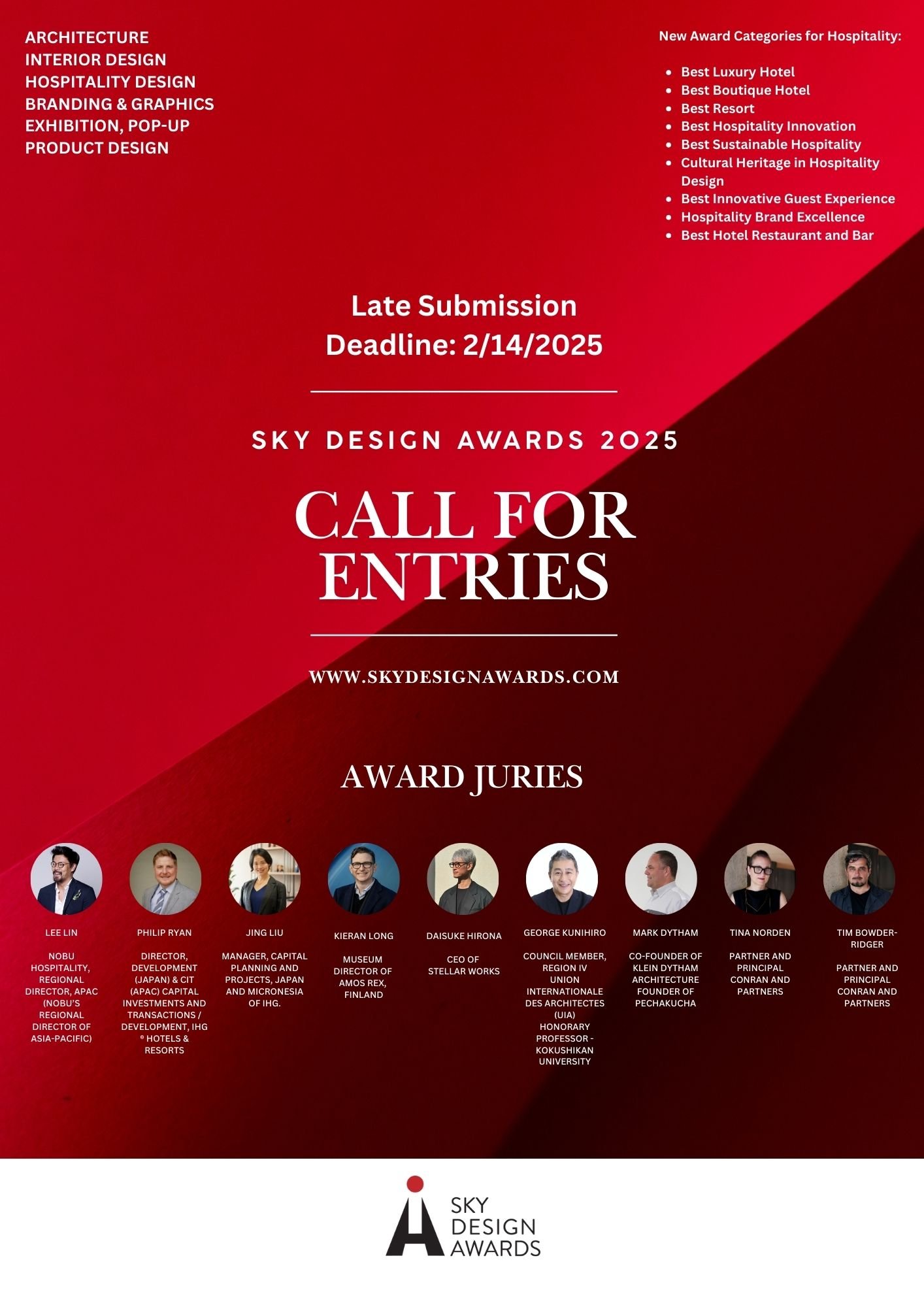 Sky Design Awards - Call for Entry (Early Bird) — Sky Design Awards
