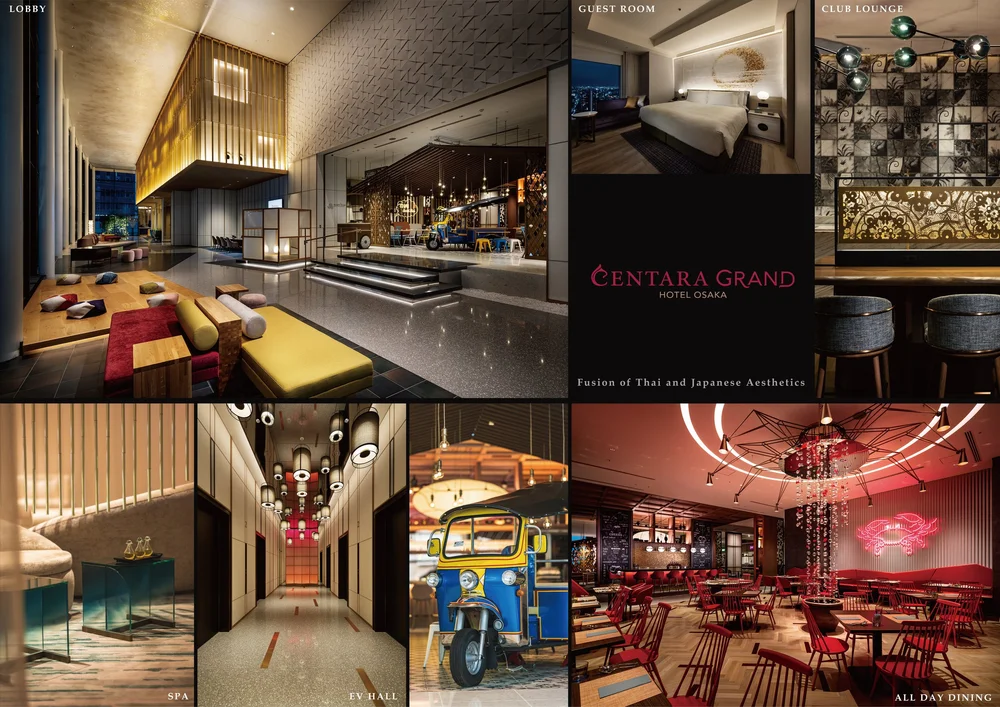 Centara Grand Hotel Osaka designed by NIKKEN SPACE DESIGN LTD (Japan ...