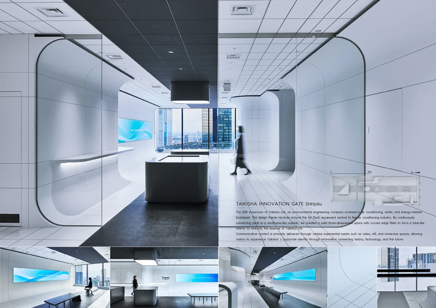TAIKISHA INNOVATION GATE Shinjuku designed by NOMURA Co., Ltd. (Japan ...