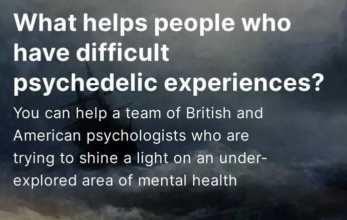 What helps people who have difficult psychedelic experiences (or ‘bad ...