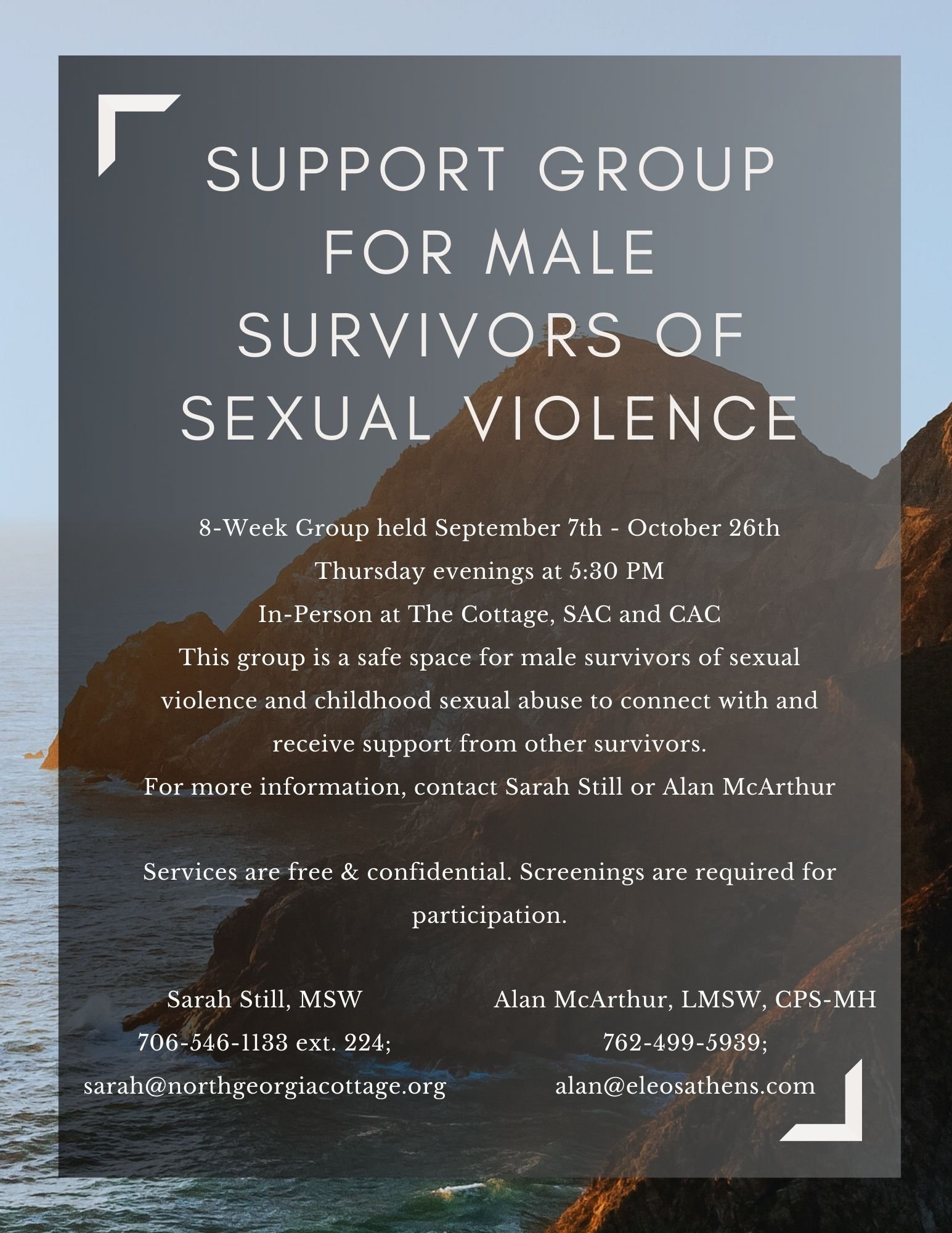 Support Groups — The Cottage