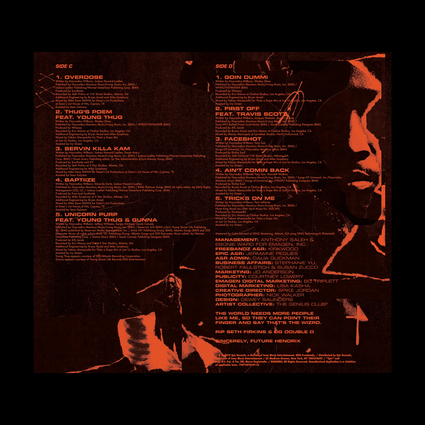 Future - Future Hndrxx Presents: The Wizrd — Dewey Saunders