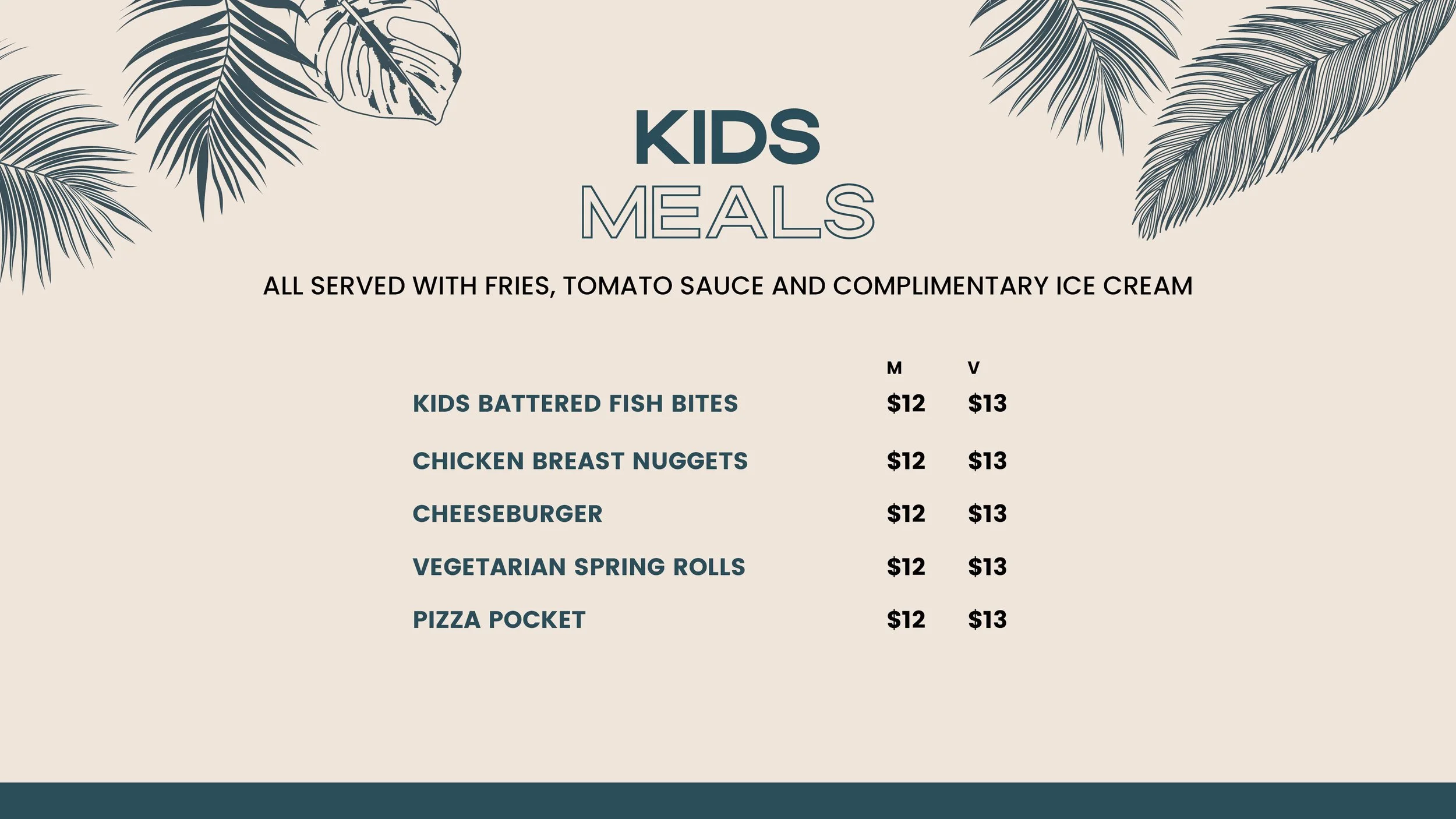 Menu — Club Thirroul
