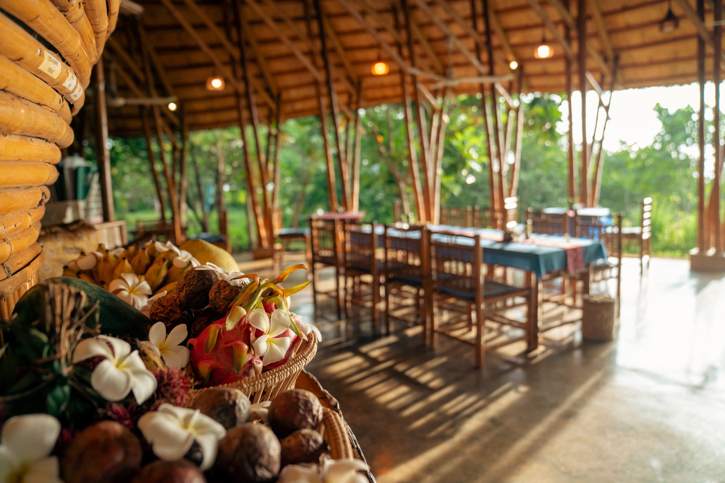 The Bamboo Restaurant at Hanchey Bamboo Resort