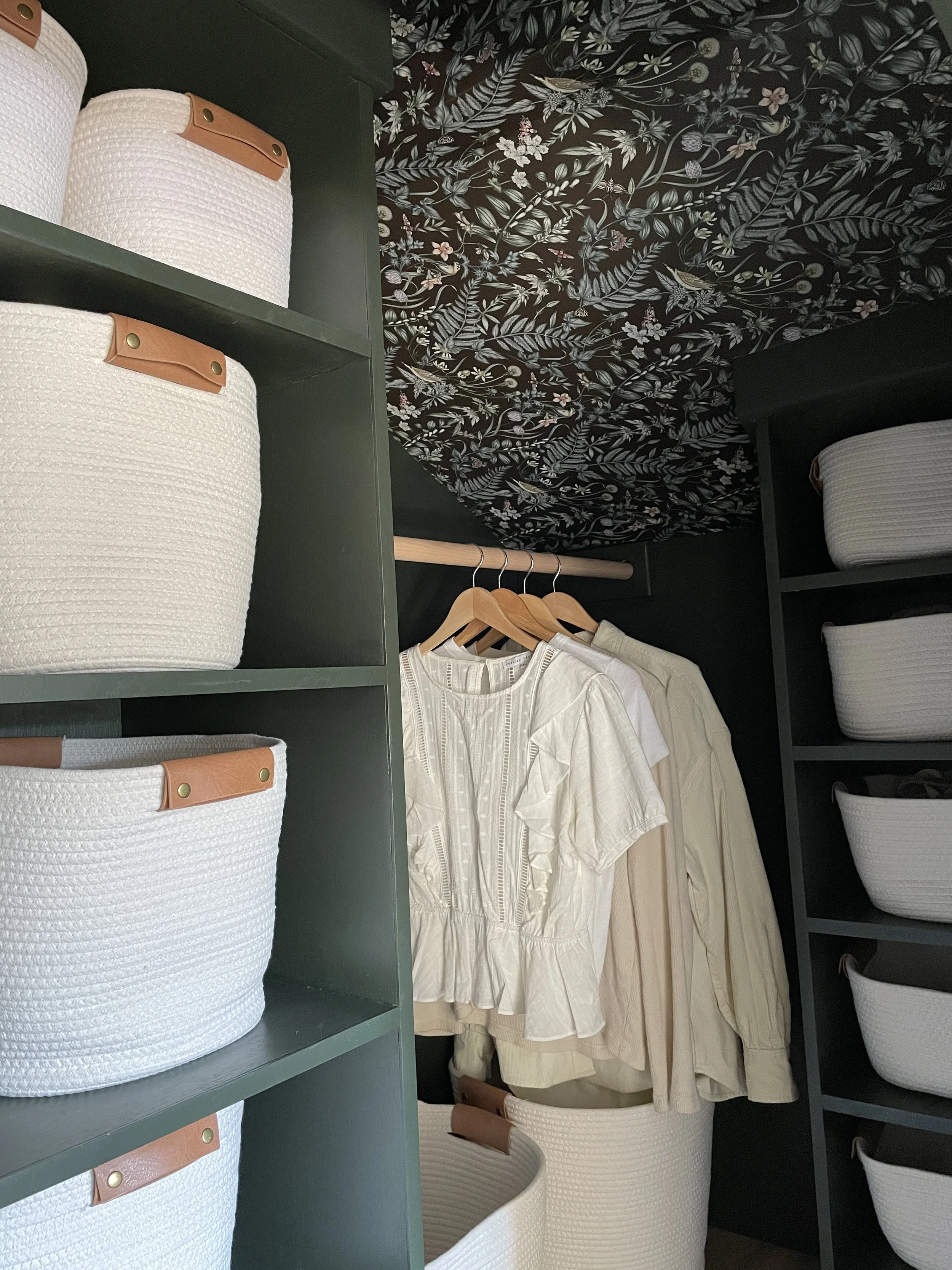 a creative closet solution — 25:40 Love Interiors