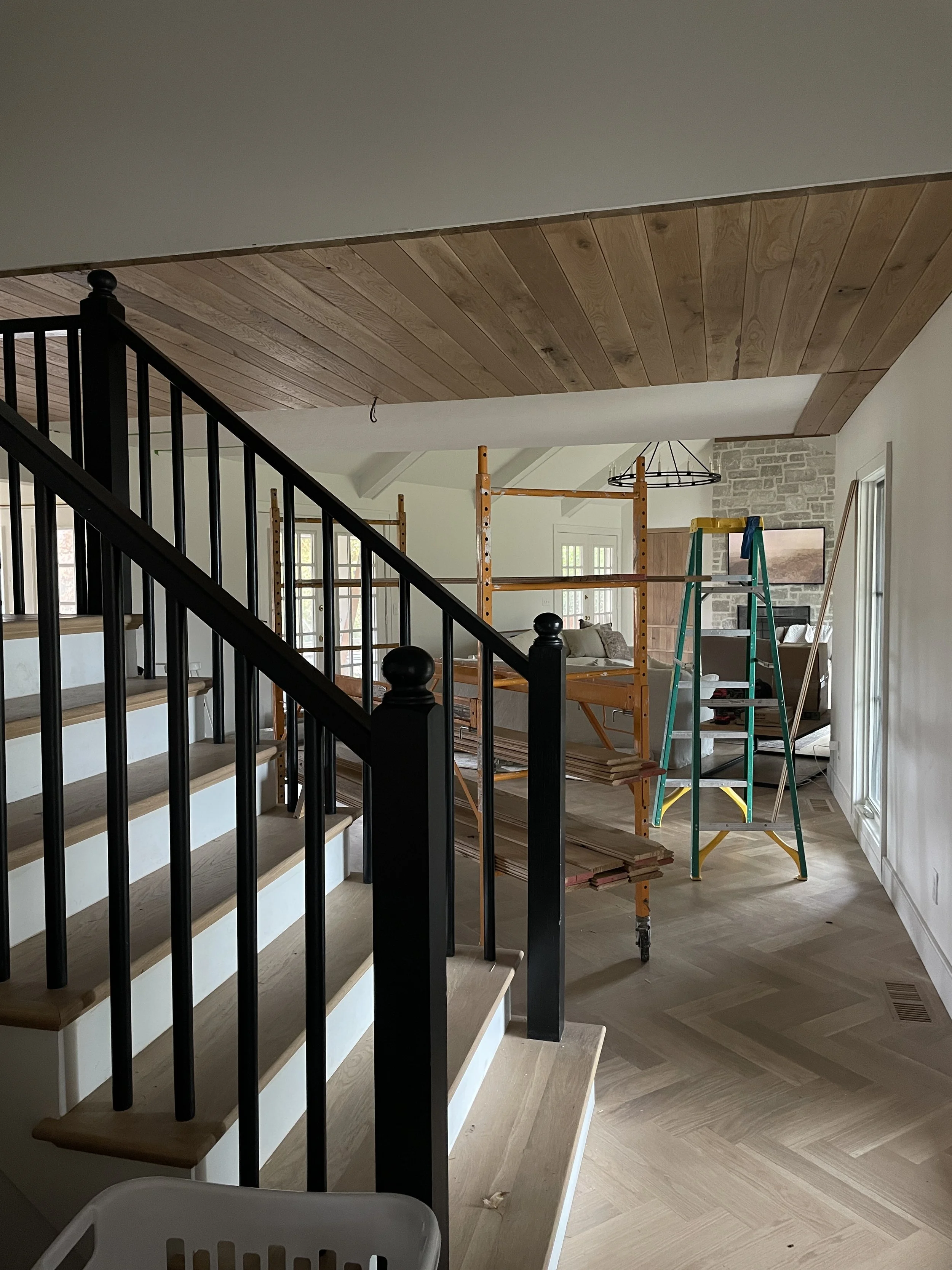 a stunning white oak ceiling — 25:40 Love Interiors