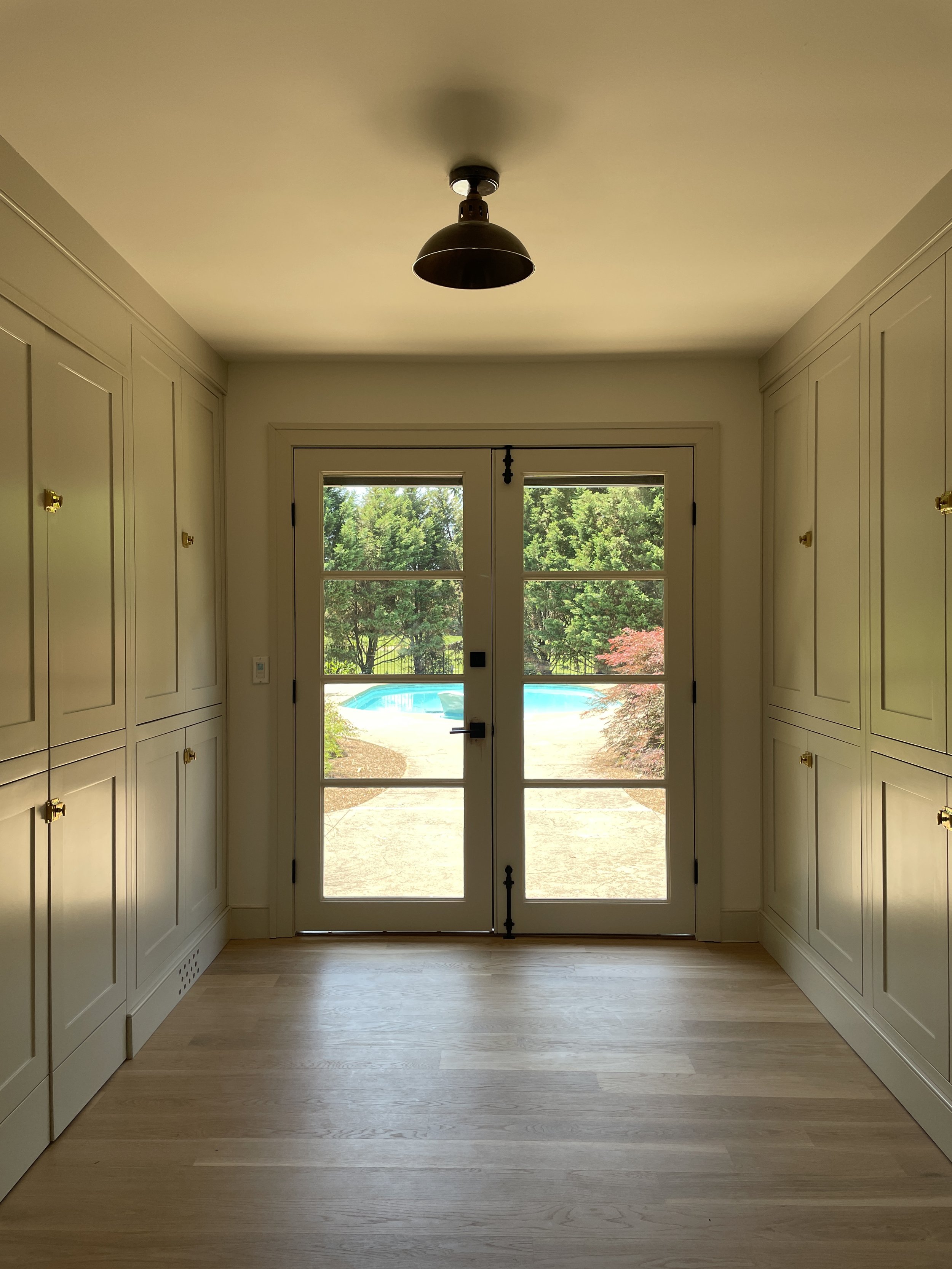 mystery room turns into a beautiful storage solution — 25:40 Love Interiors