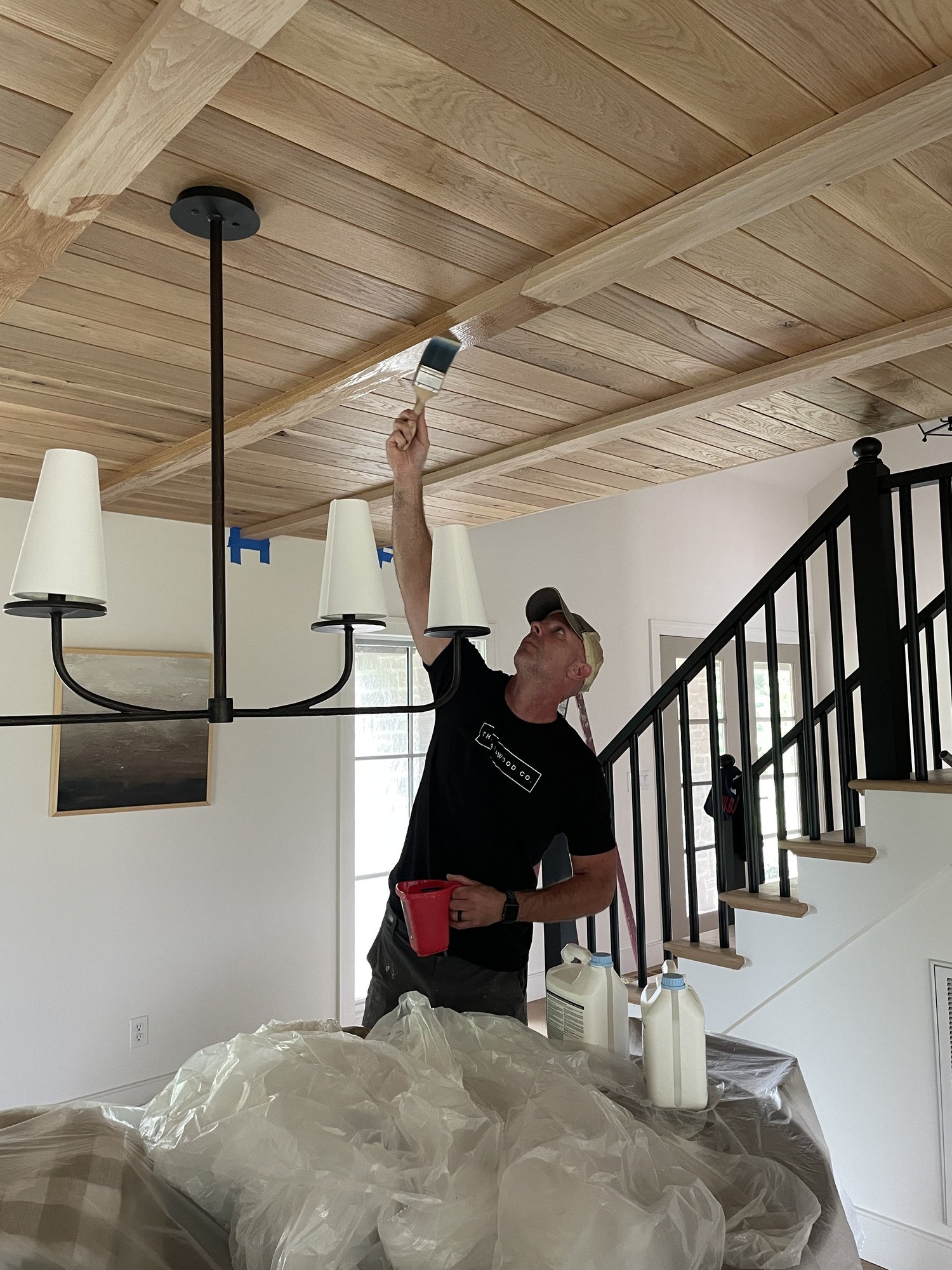 a stunning white oak ceiling — 25:40 Love Interiors