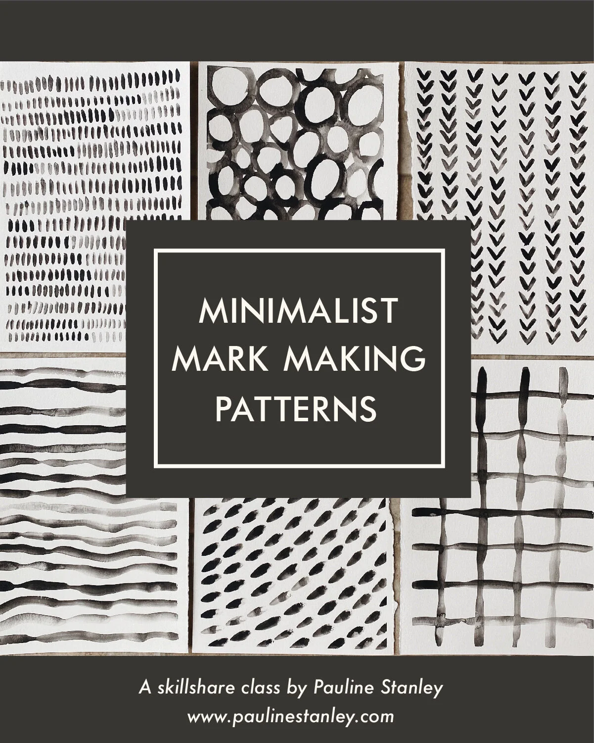 New Skillshare Class - Minimalist Mark Making Patterns — Pauline ...