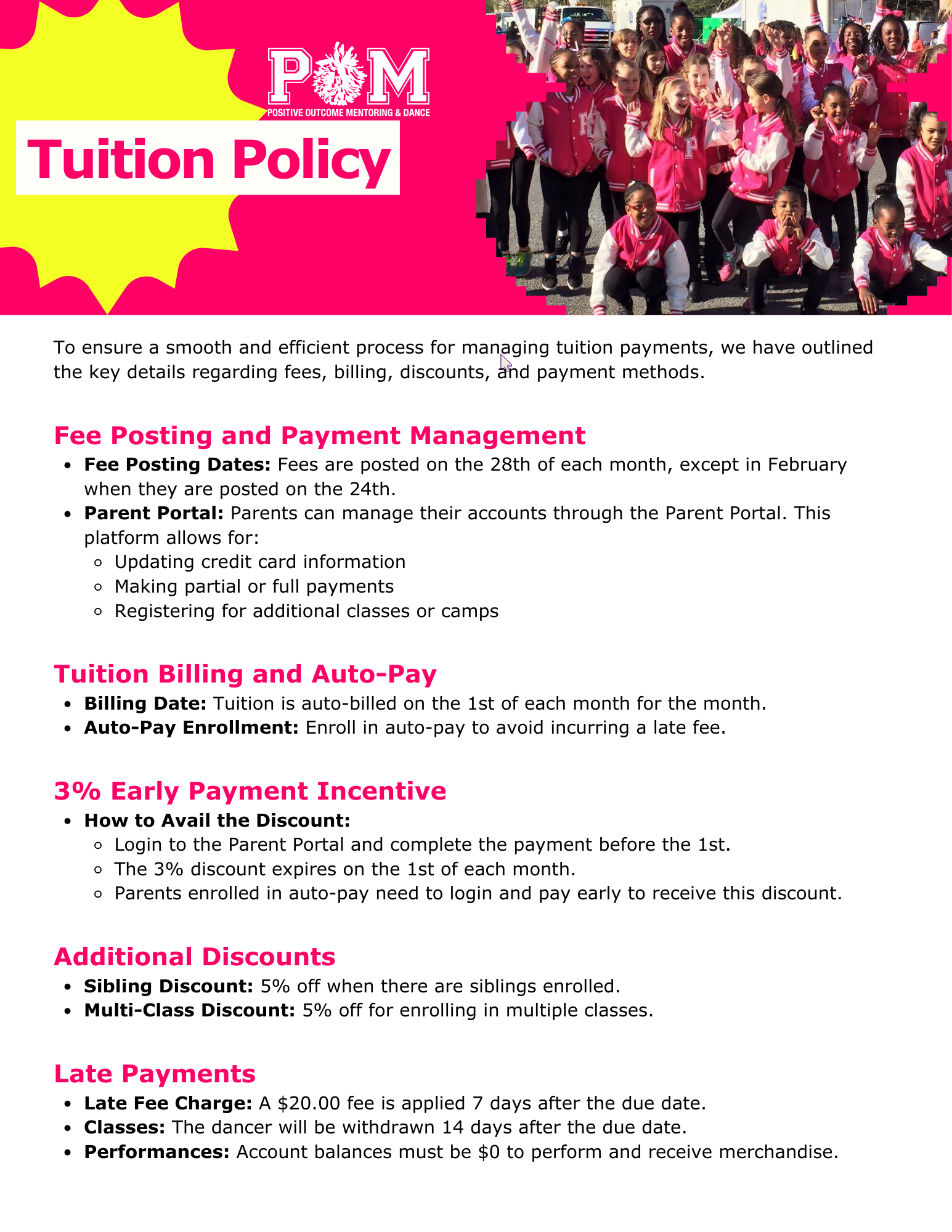 Our Policies — P.O.M. Squad