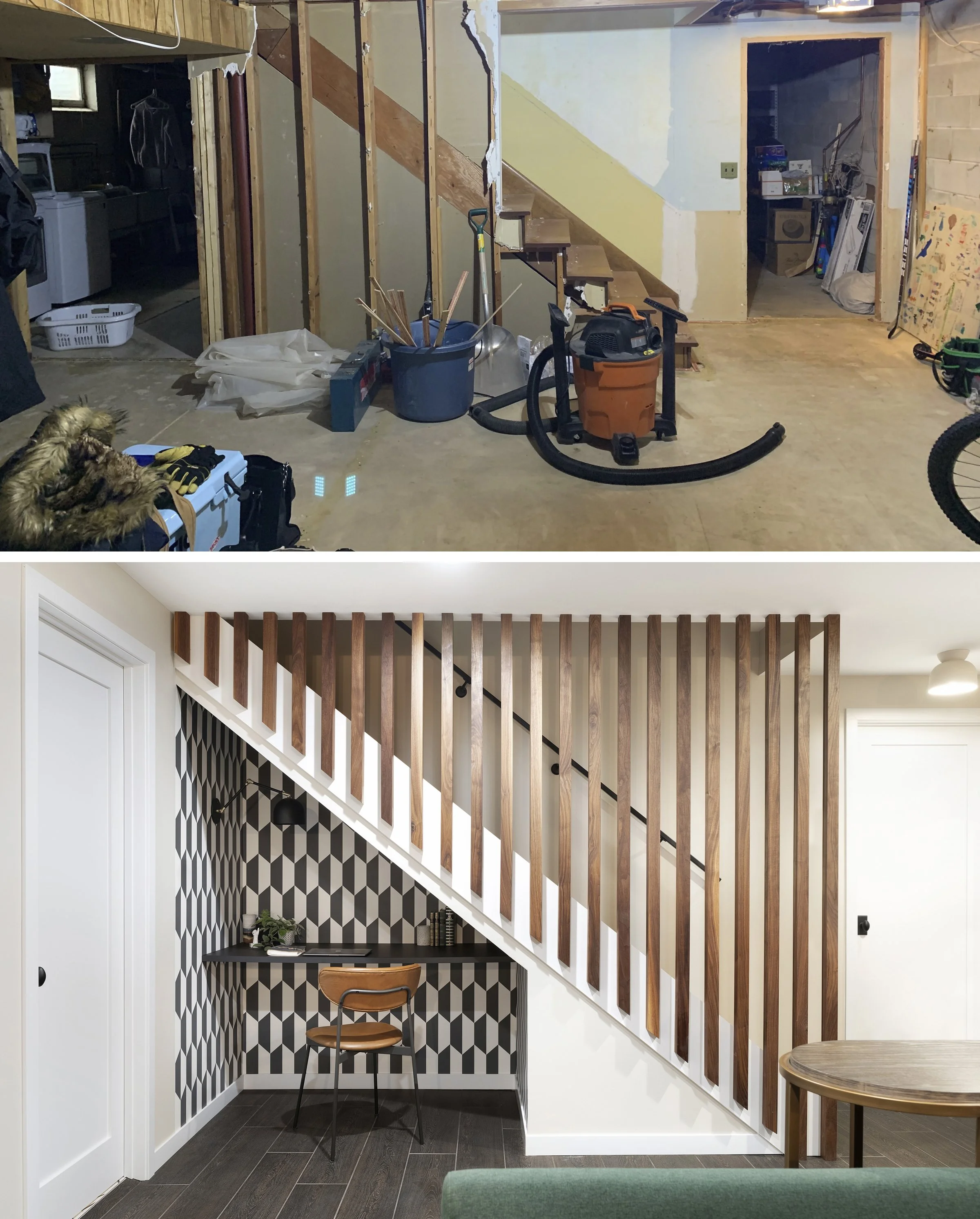 Before and After: Graphic Meets Organic