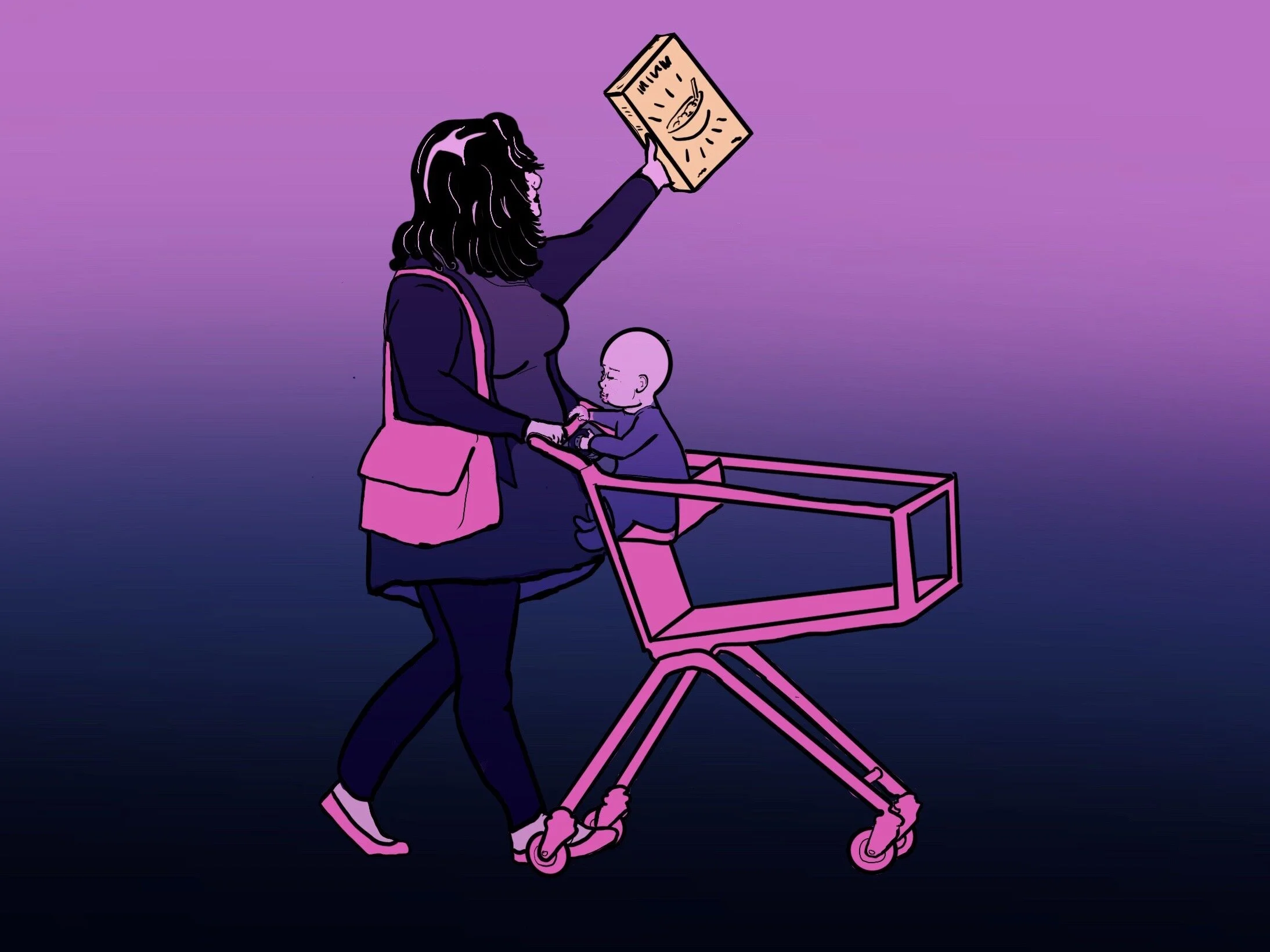 Illustrations and Short Story in Hypertext Magazine — Sarah Salcedo