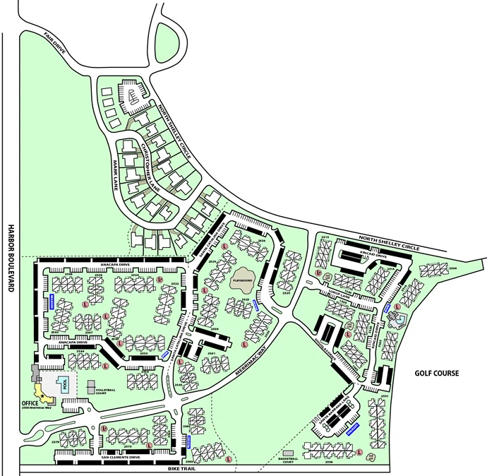 Property Map — Harbor Village Apartments