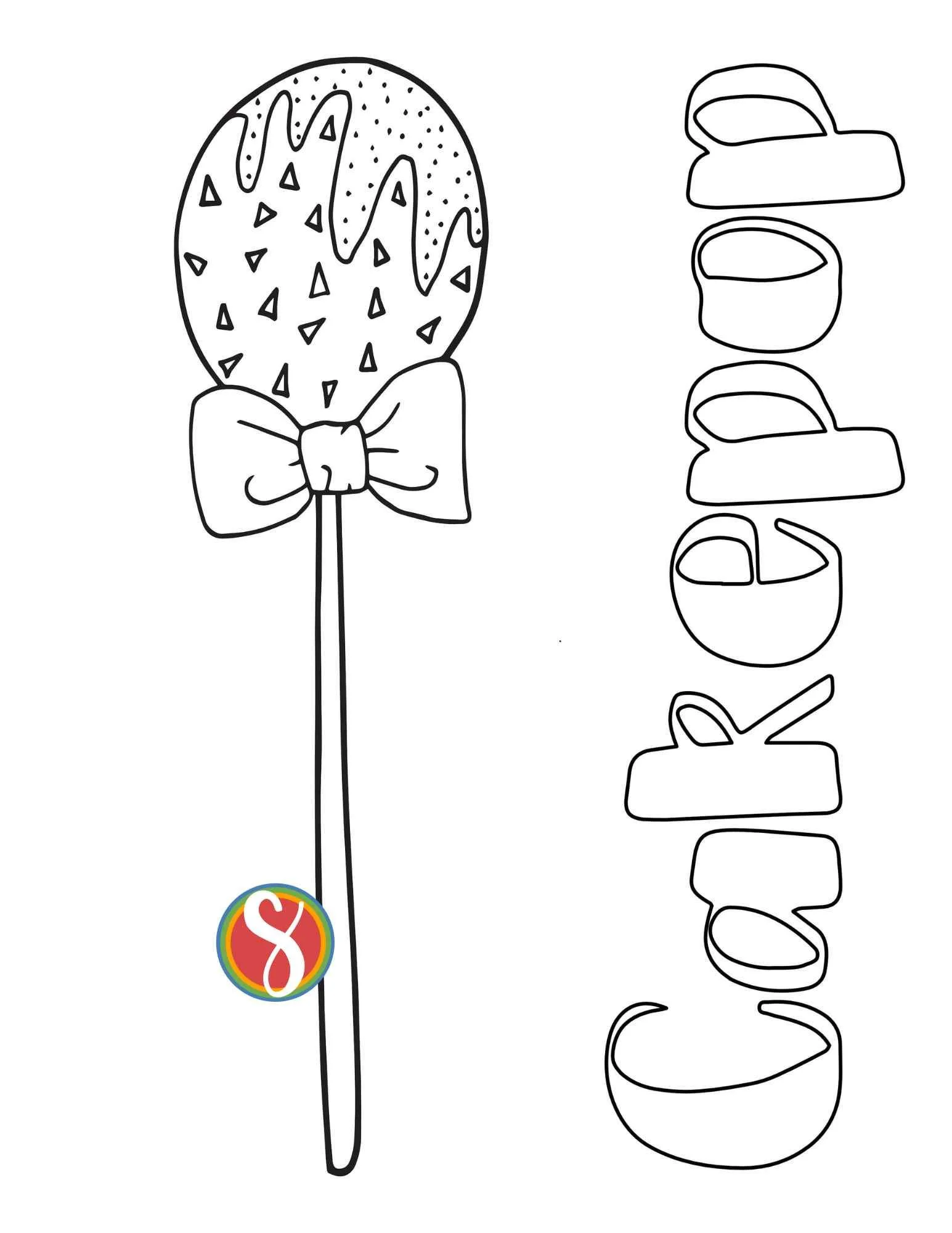 Free Candy Coloring Pages — Stevie Doodles