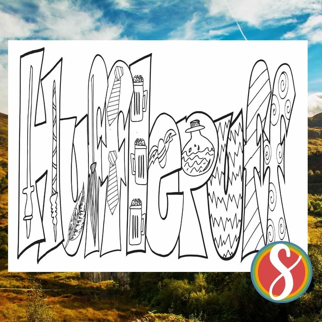 Free Hufflepuff Coloring Pages — Stevie Doodles