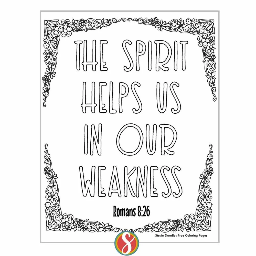 Free Holy Spirit Coloring Pages — Stevie Doodles