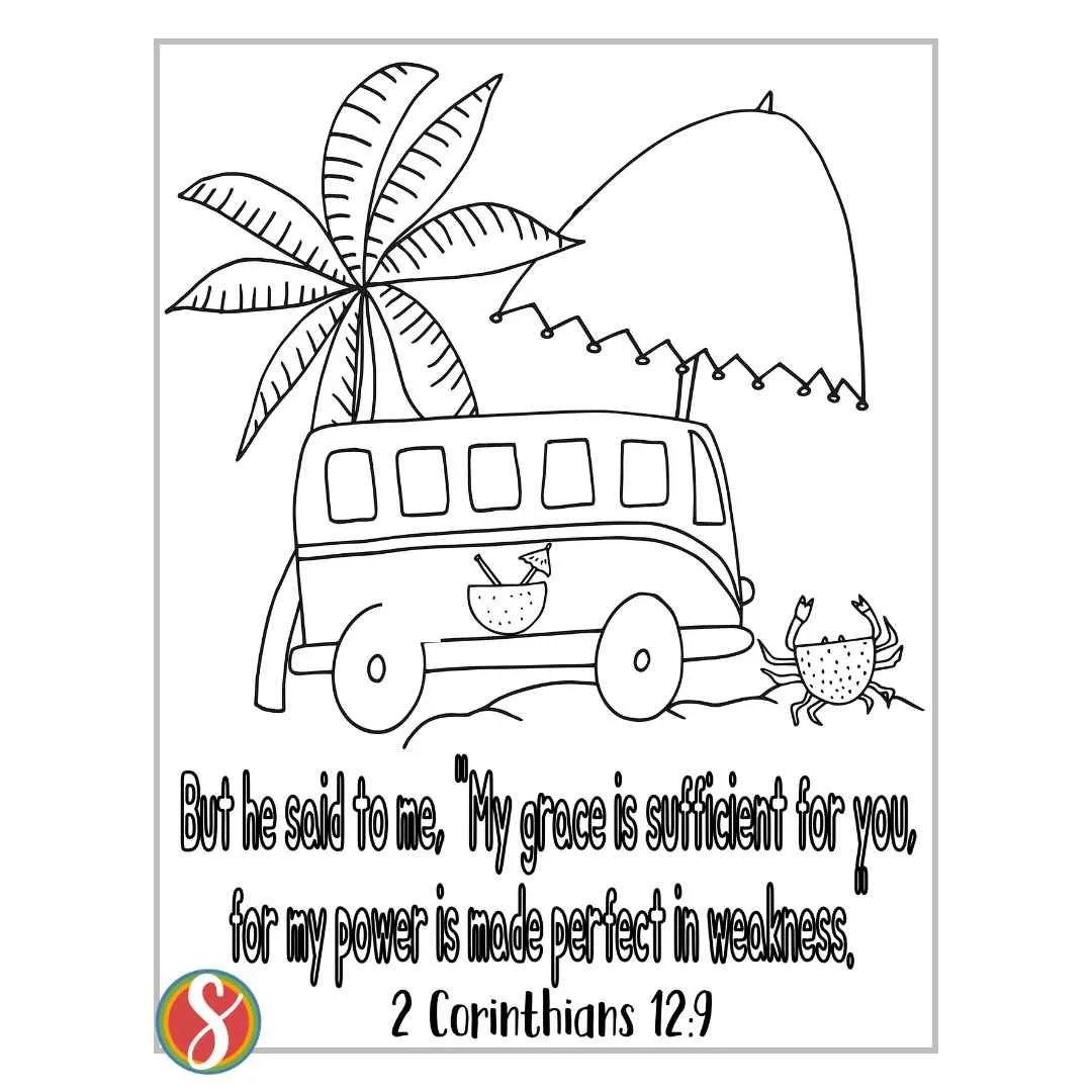 Free 2 Corinthians Coloring Pages — Stevie Doodles