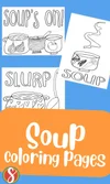 Free Soup Coloring Pages — Stevie Doodles
