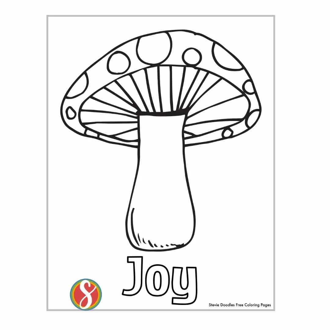 Free Joy Coloring Pages — Stevie Doodles