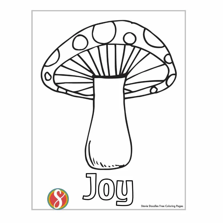 Free Joy Coloring Pages — Stevie Doodles