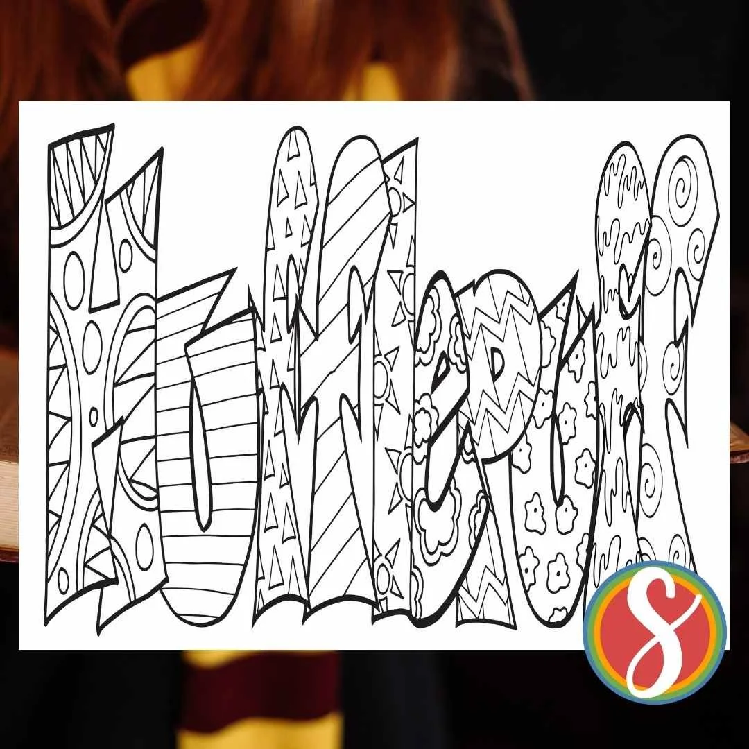 Free Hufflepuff Coloring Pages — Stevie Doodles