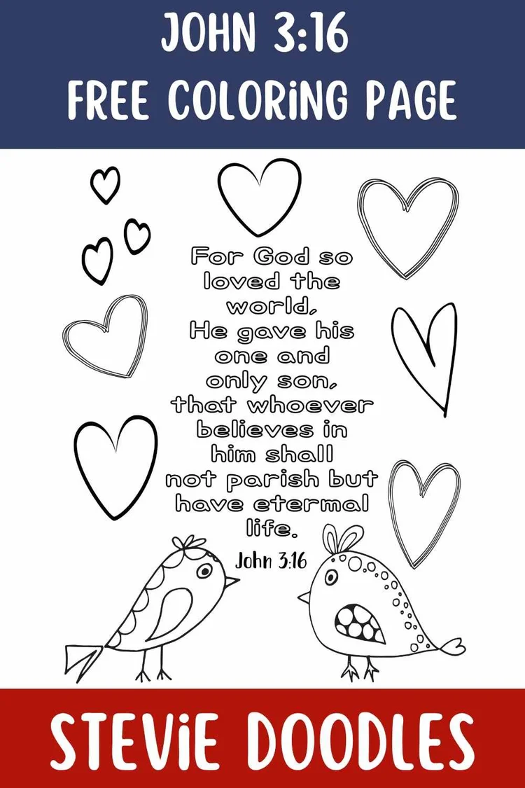 Christian — Free Coloring Pages — Stevie Doodles