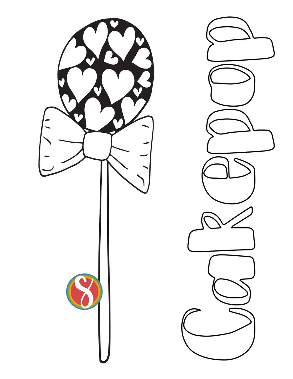 Free Candy Coloring Pages — Stevie Doodles