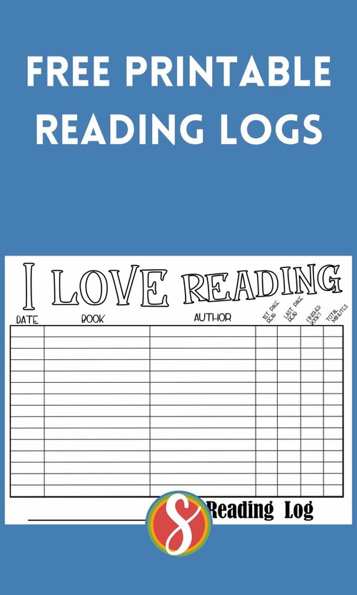 20+ Free Printable Reading Logs — Stevie Doodles