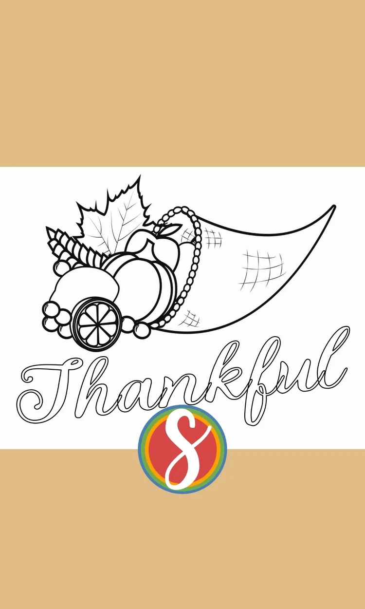 25 + Free Gratitude Coloring Pages For Kids — Stevie Doodles