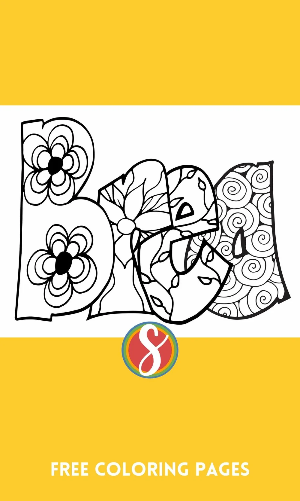 BREA - Free Name Coloring Page Printable — Stevie Doodles