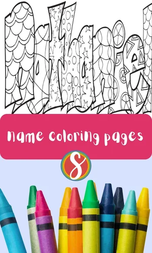 Free NATHANIEL Name Coloring Page Printable — Stevie Doodles