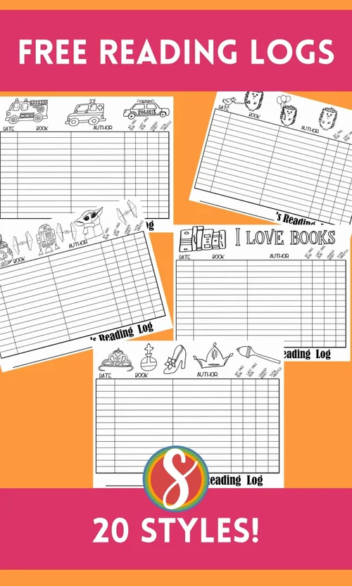 20+ Free Printable Reading Logs — Stevie Doodles