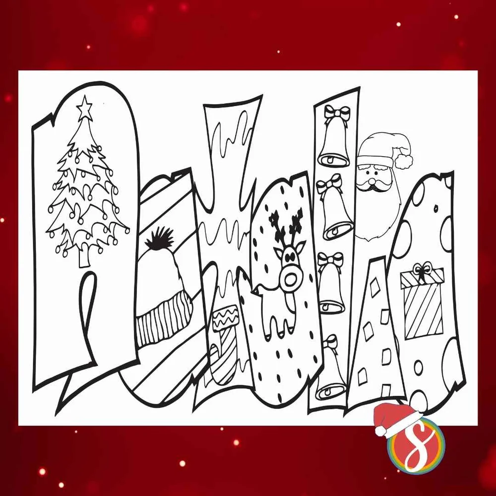 Free "Natalia" Coloring Pages — Stevie Doodles