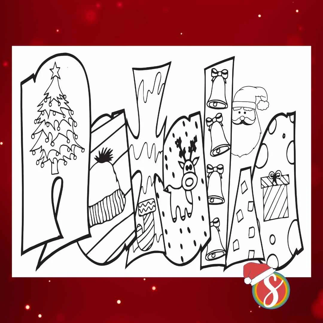 Free "Natalia" Coloring Pages — Stevie Doodles