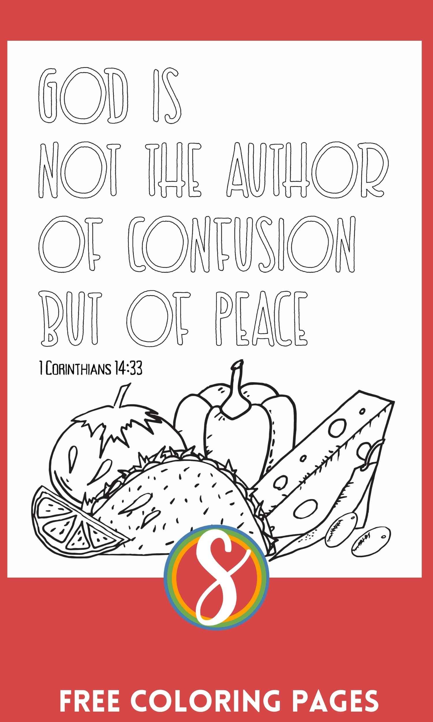 10 Free 1 Corinthians Coloring Pages — Stevie Doodles